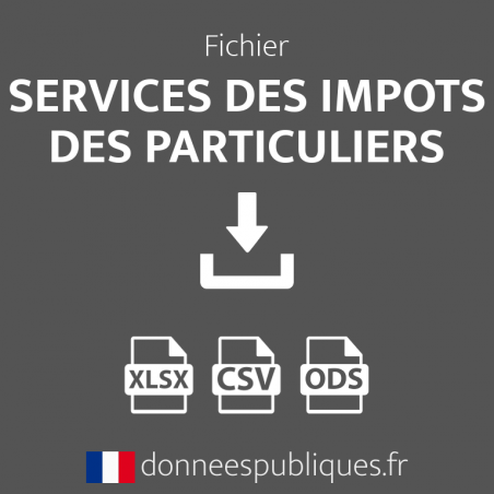 Fichier des Services des impôts des particuliers - donneespubliques.fr